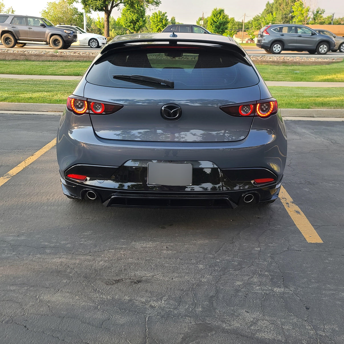 2019-2025 Mazda 3 Hatchback Rear Roof Spoiler | Elite Style Garage